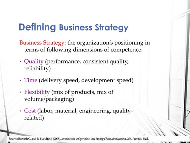 Supply Chain Strategy | PDF | Logistics | Business
