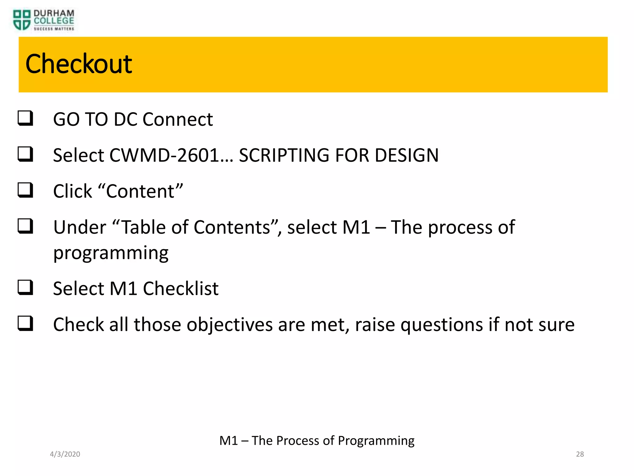 The process of programming | PPT