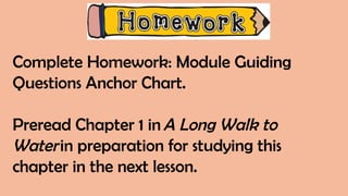Long walk to water and salva and NYA story | PPT