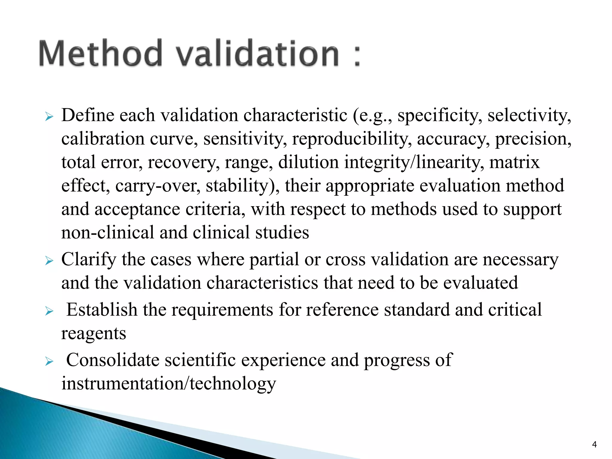 M10 bioanalytical method validation | PPTX