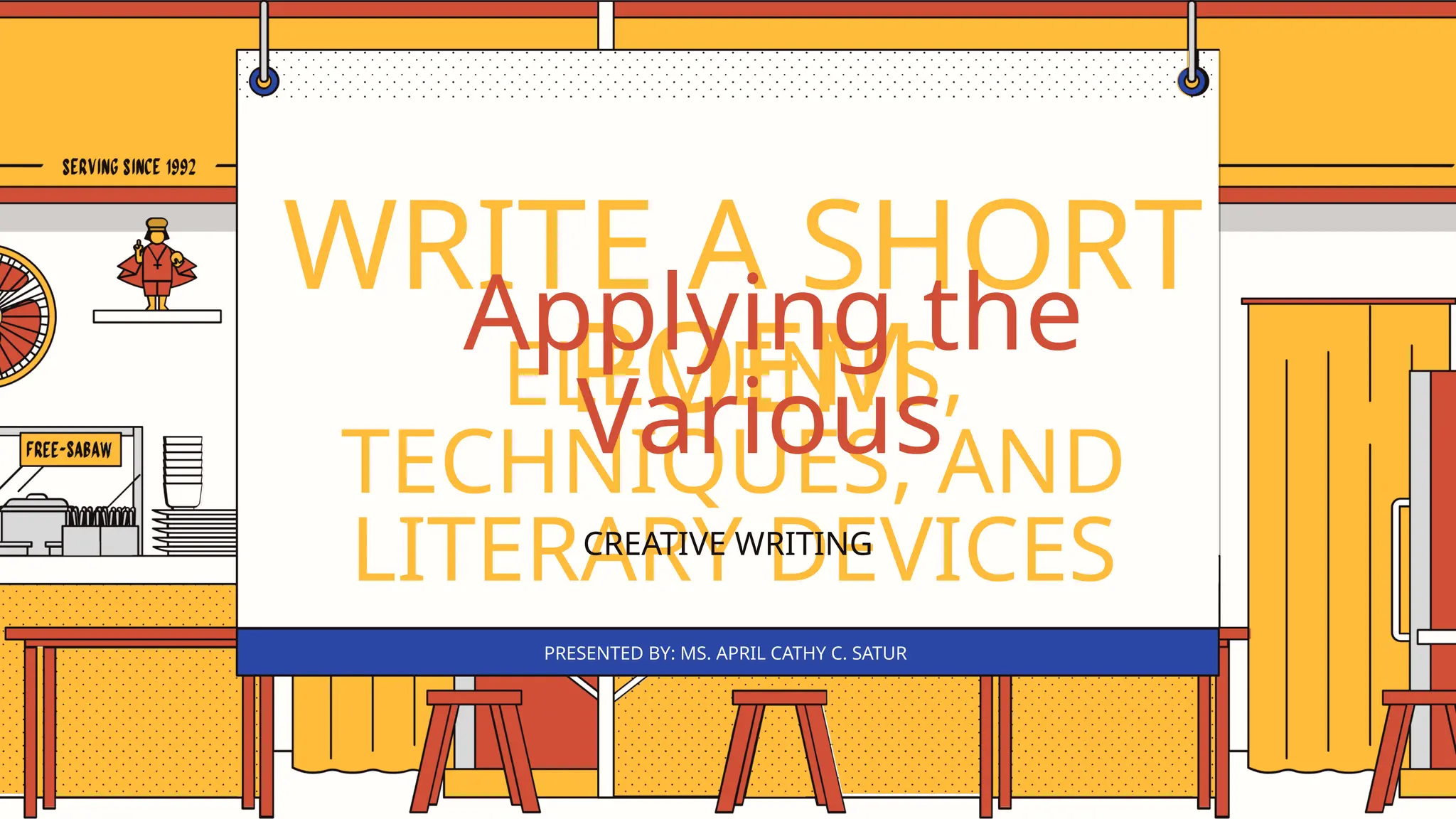 M10 - Write a Short Poem Applying the Various Elements, Techniques, and ...