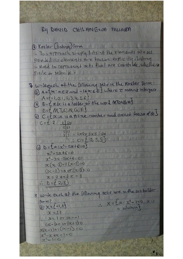 Introductory Mathematics (M1001) TUTORIAL SHEET AND SOLUTION'S | PDF