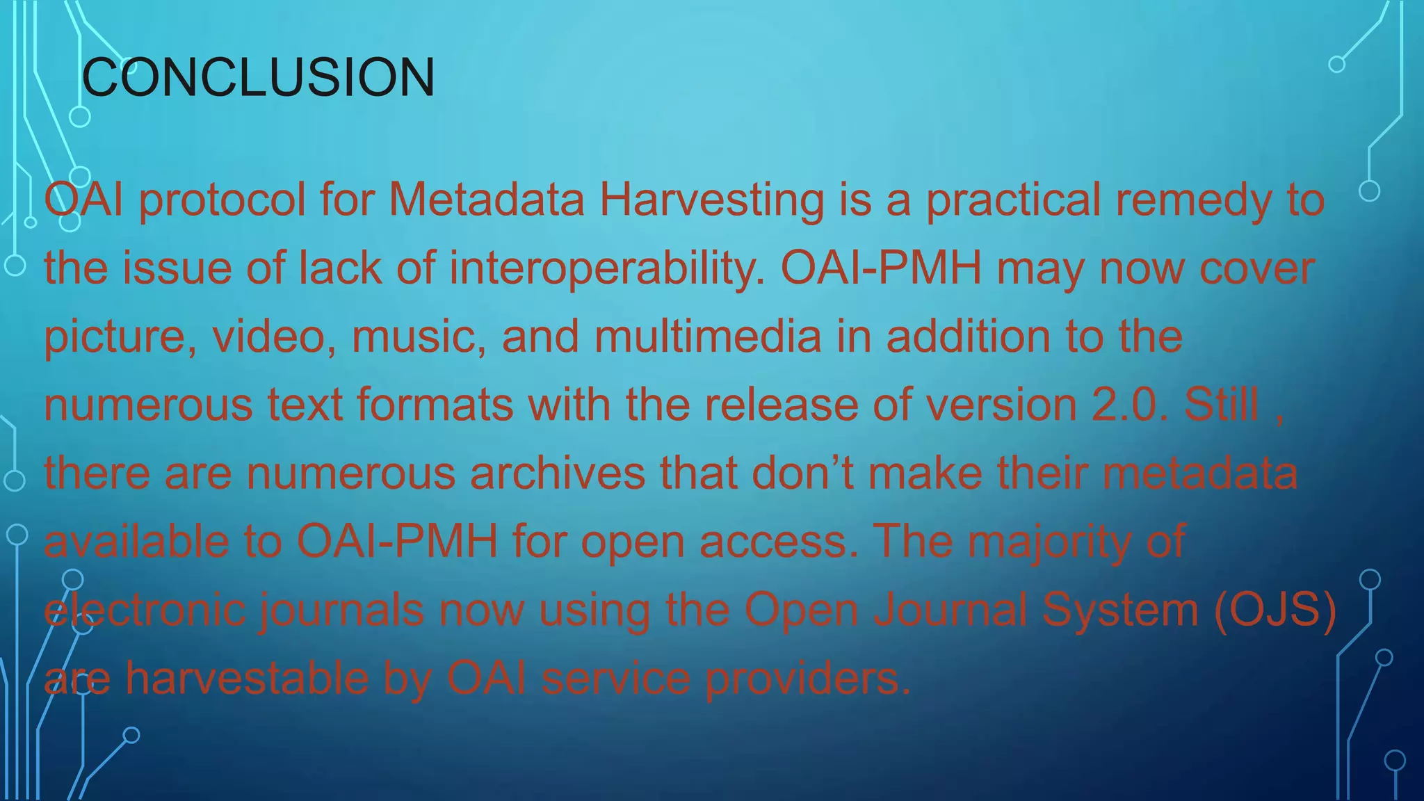 OAI-PMH | PPTX