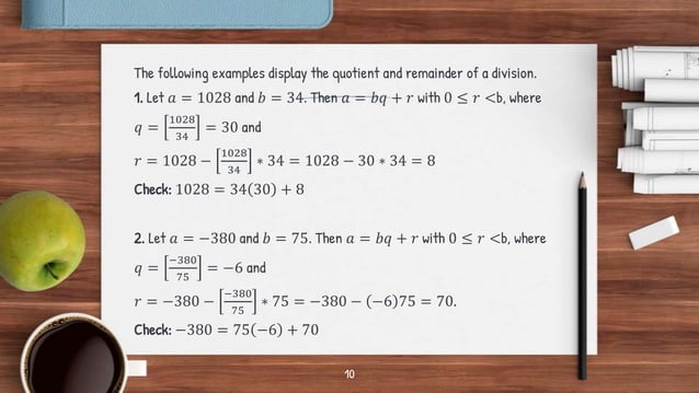 M108 - Number Theory - Divisibility | PPTX | Science