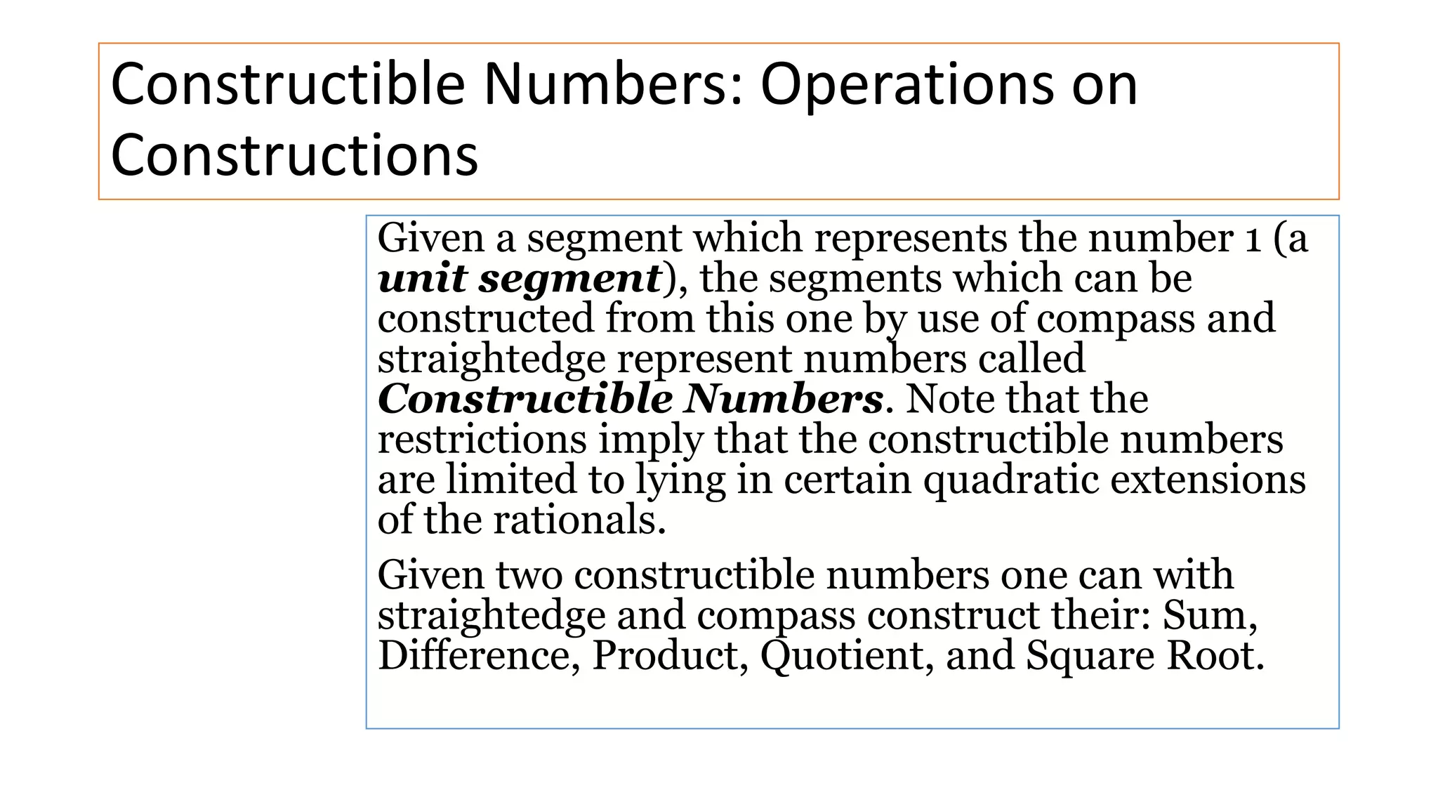 Straightedge & Compass Constructions: Modern Geometry | PPTX