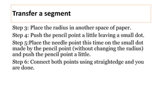 Straightedge & Compass Constructions: Modern Geometry | PPTX