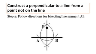 Straightedge & Compass Constructions: Modern Geometry | PPTX