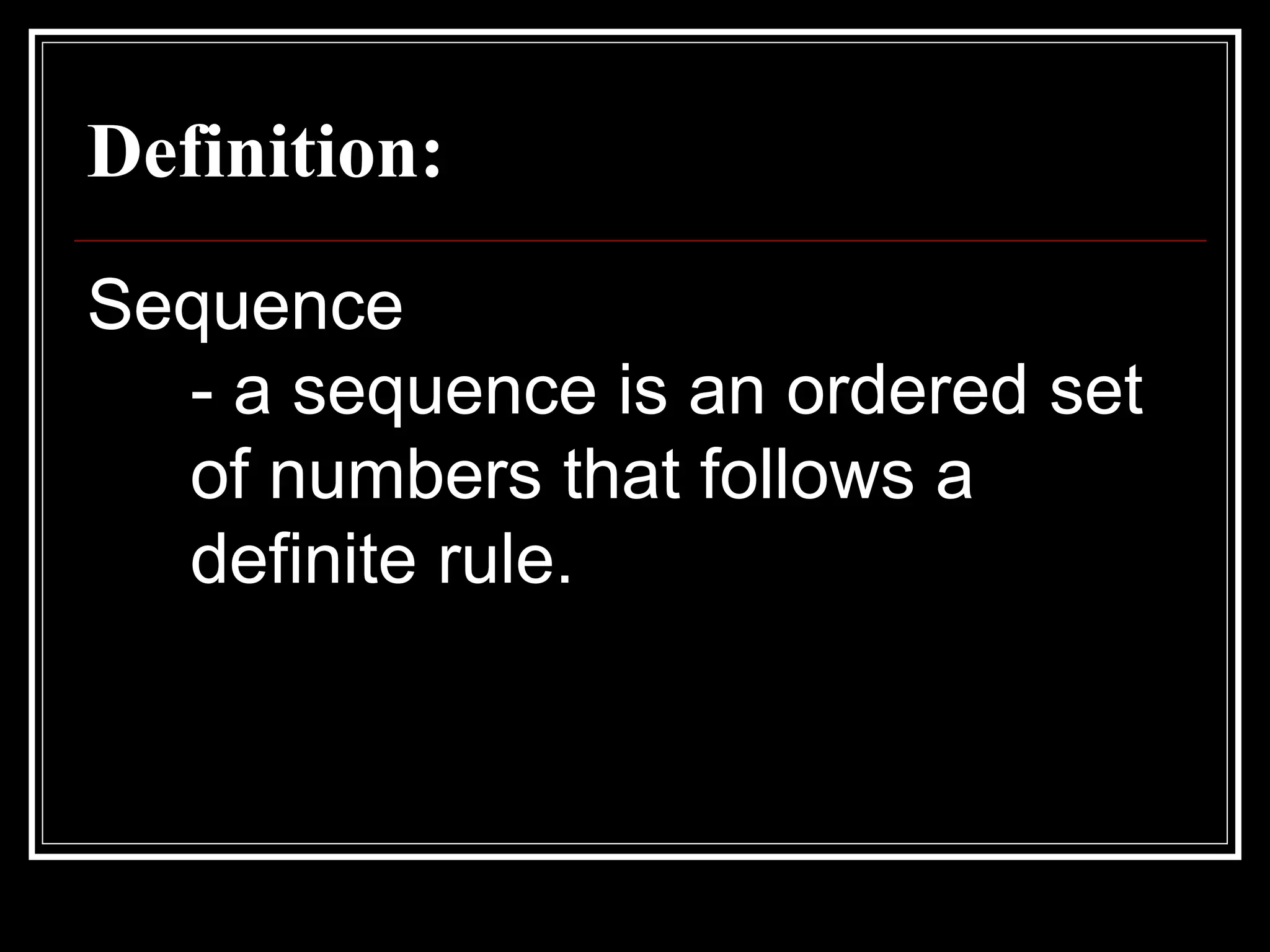 M10AL–Ia–1 Definition of Sequence.ppt for Grade 10 Learners | PPT