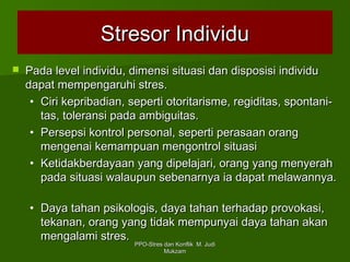 M10 stres dan konflik | PPT