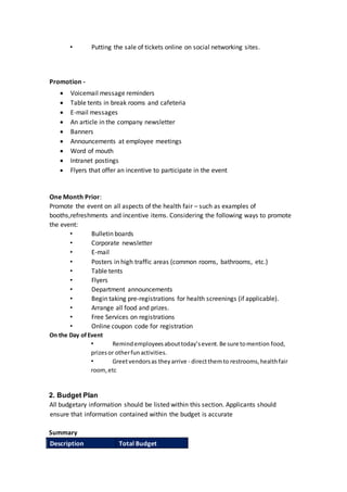 Event Marketing Ideas | DOCX