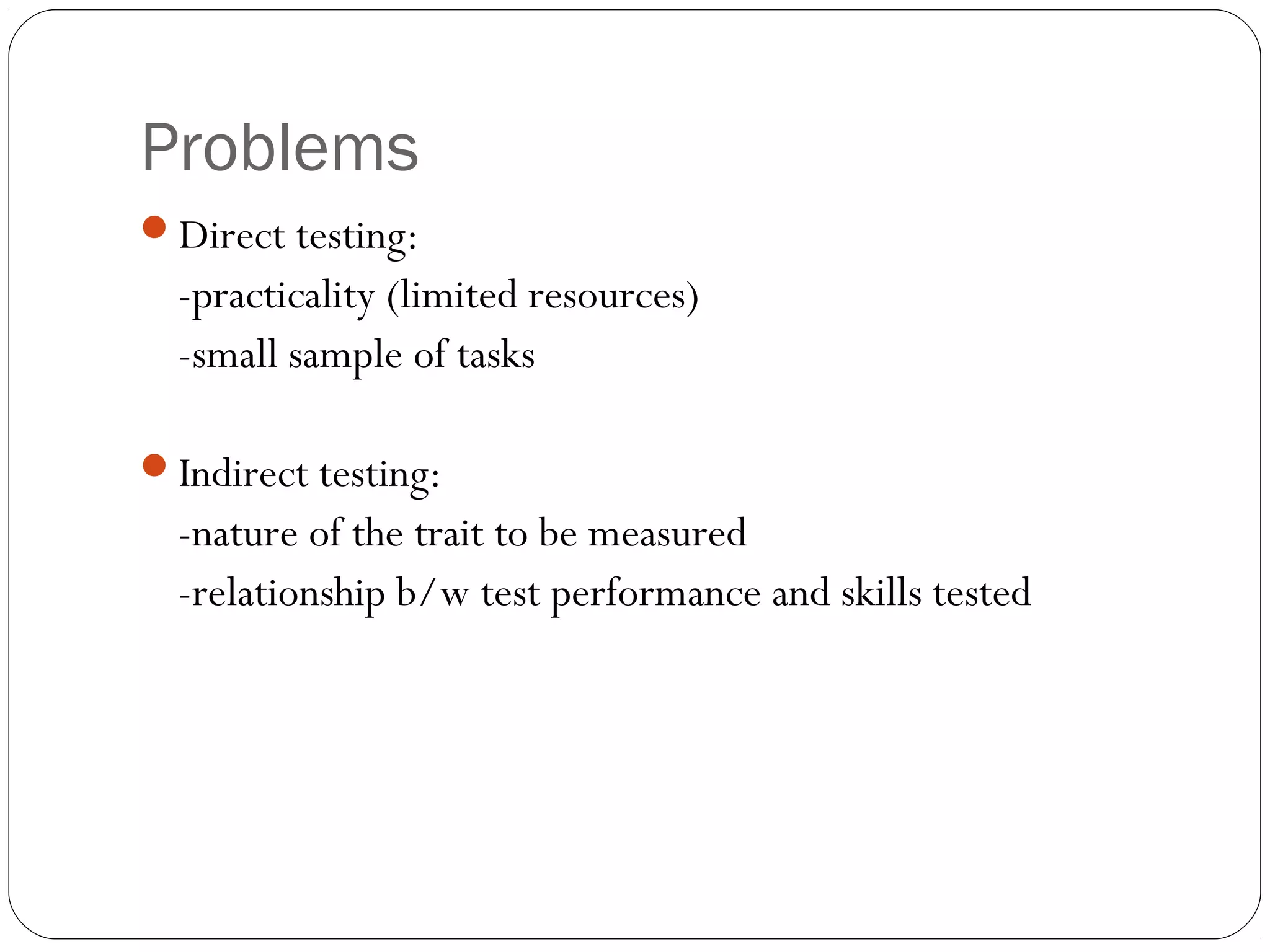 Types of test and testing | PPT