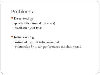 Types of test and testing | PPT