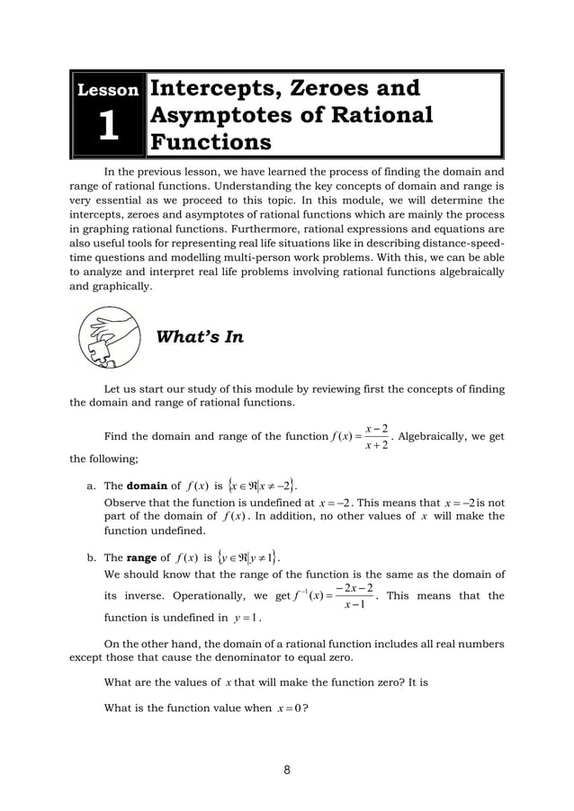 Rational Functions | PDF