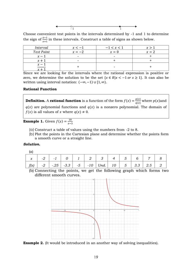 Rational Functions | PDF
