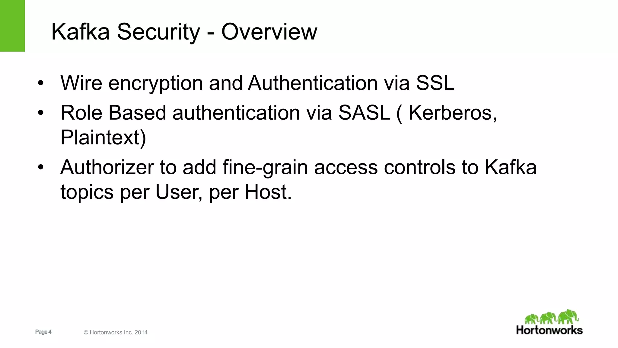 Apache Kafka Security | PPTX