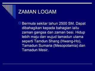 M1(1) zaman pra sejarah | PPT