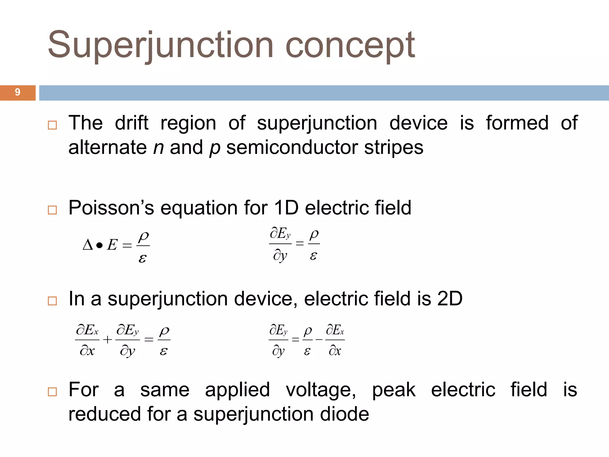 SUPERJUNCTION IN Silicon Carbide Diodes | PPTX