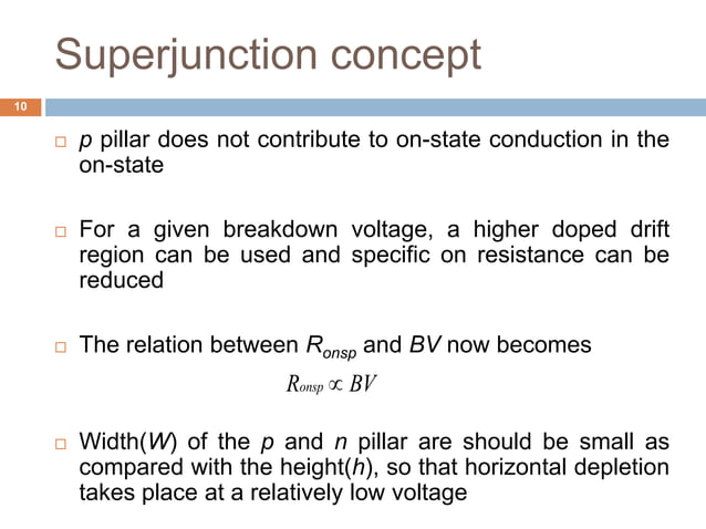 SUPERJUNCTION IN Silicon Carbide Diodes | PPTX | Chemistry | Science