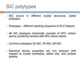 SUPERJUNCTION IN Silicon Carbide Diodes | PPTX