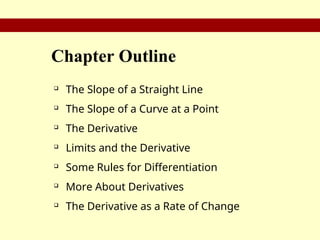 M129 Tutorial_2 maths M129 Applications Derivatives.ppt