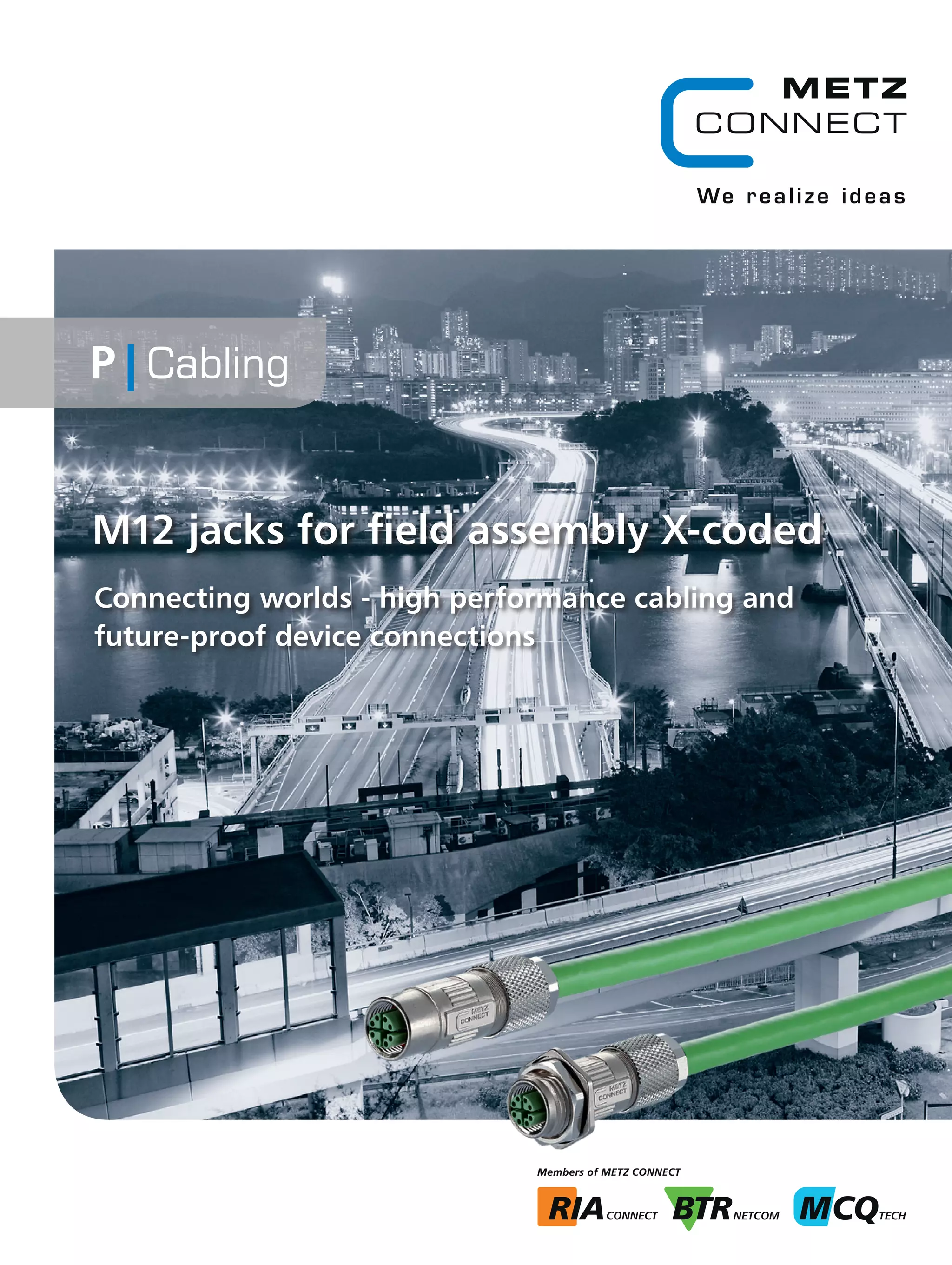 M12 Jacks for field cable assembly | PDF