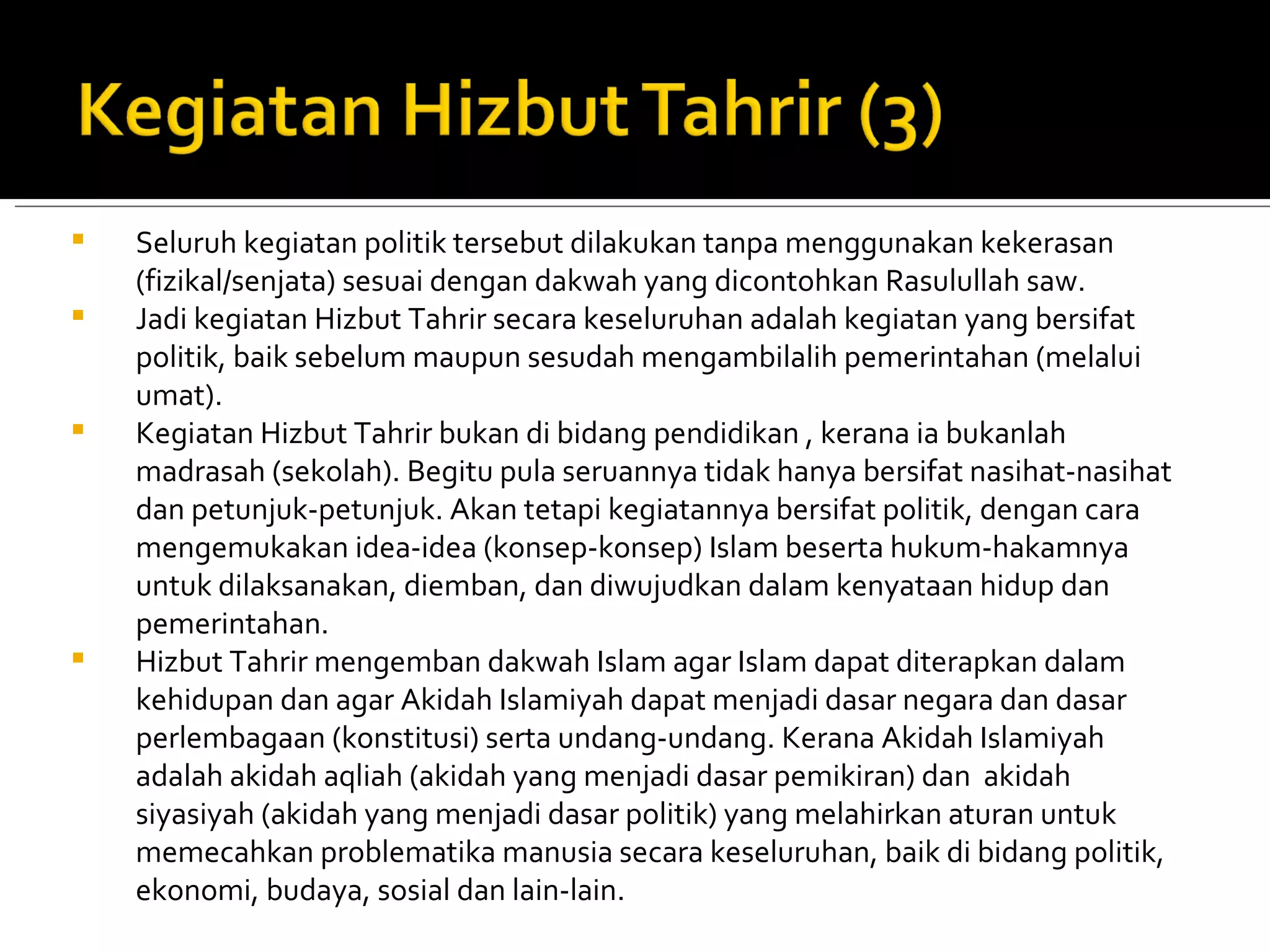 M12 Mengenal Hizbut Tahrir | PPT
