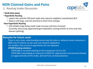 Named Data Networking Operational Aspects - IoT as a Use-case | PPT