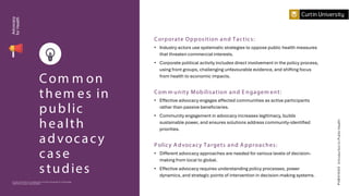 PUBH1000 Slides - Module 12: Advocacy for Health | PDF