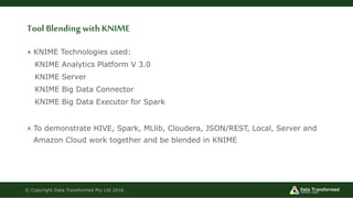 Big Data at your Desk with KNIME | PPT