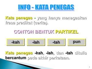 Aplikasi Kata Penegas | PPT