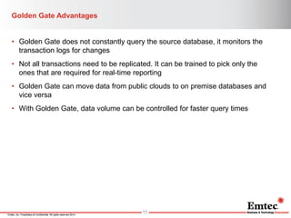 Realtime Reporting with GoldenGate | PPT