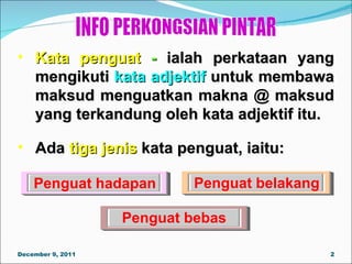Aplikasi Kata Penguat | PPT