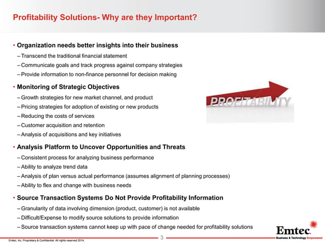 Profitability Analysis-What are your Options? | PDF