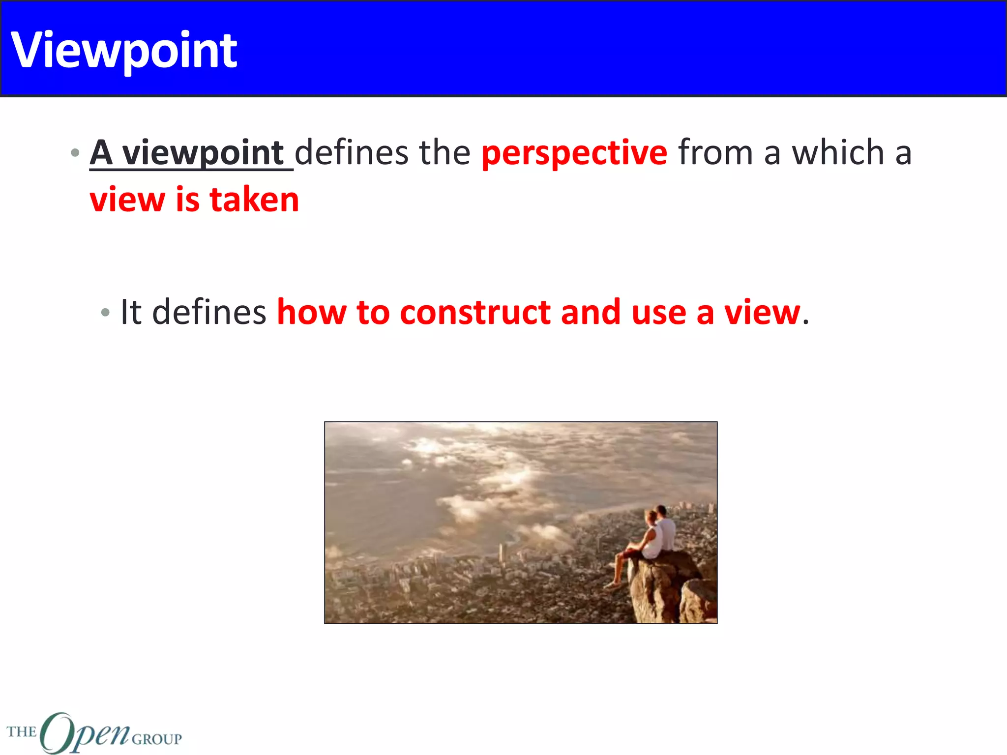 TOGAF Classroom Series - M15 View and Viewpoints | PPTX