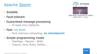 Improved Reliable Streaming Processing: Apache Storm as example | PPTX | Cloud Computing | Internet