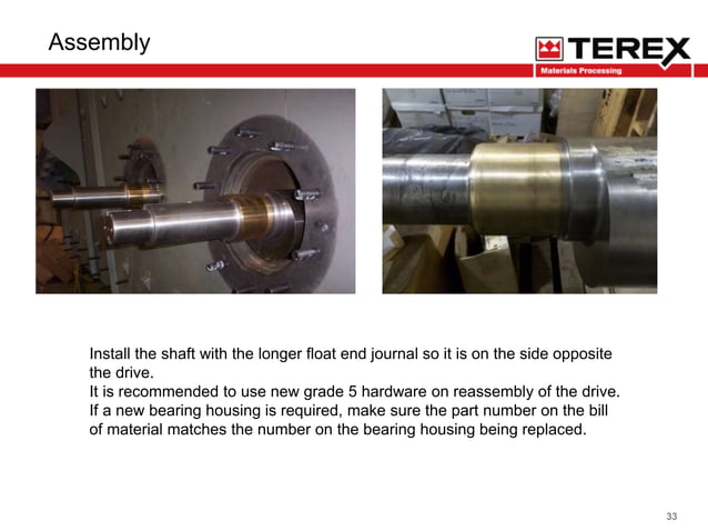 M160BS, DM DS Drive Assembley Rebuild.pptx