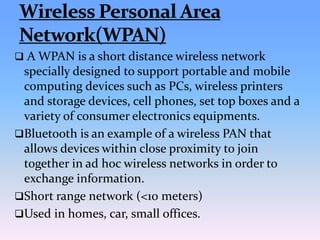 wireless networking and Library | PPTX