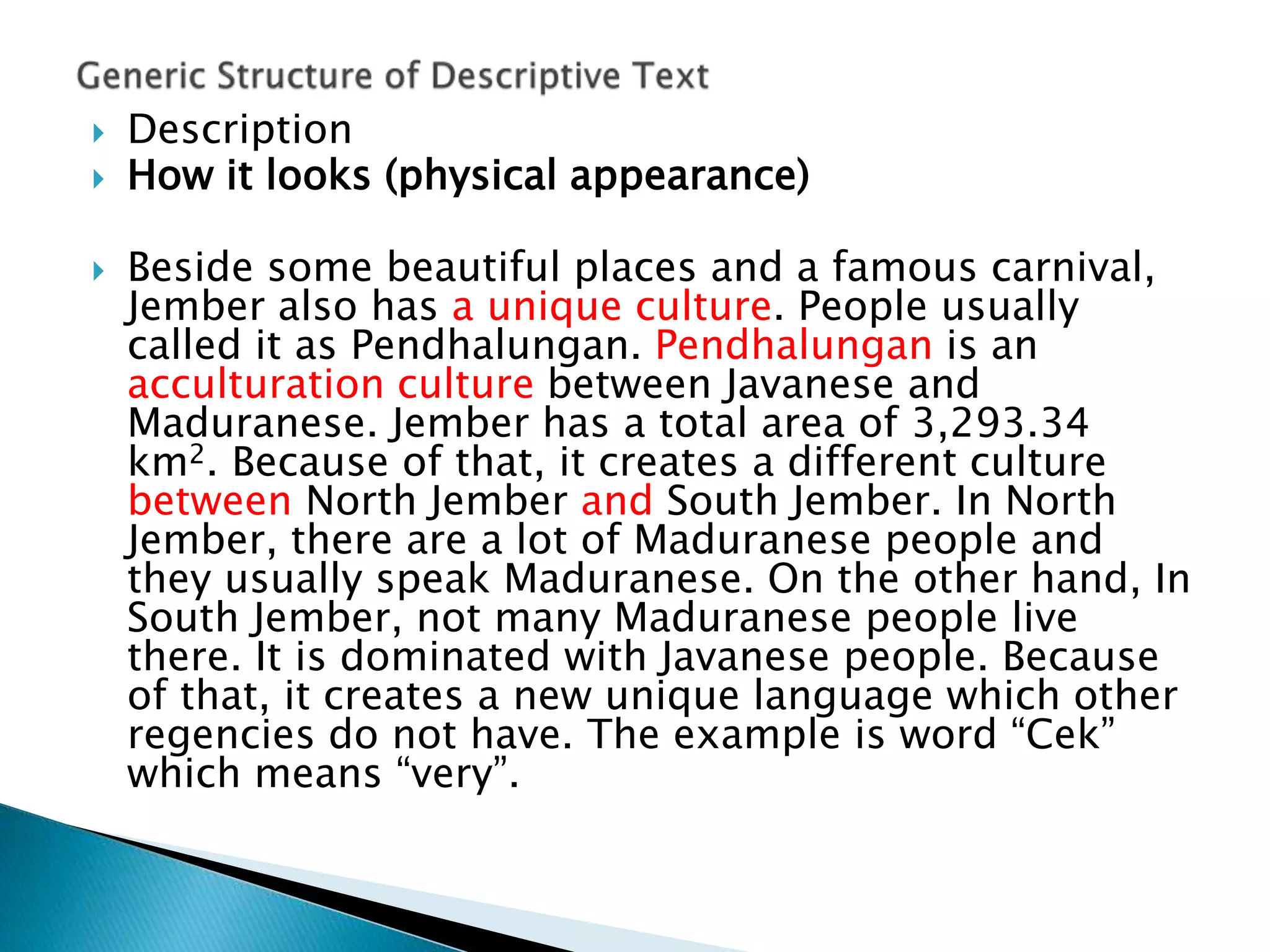 KELAS 10 SMA WAJIB PERTEMUAN 12//descriptive text 2 | PPTX