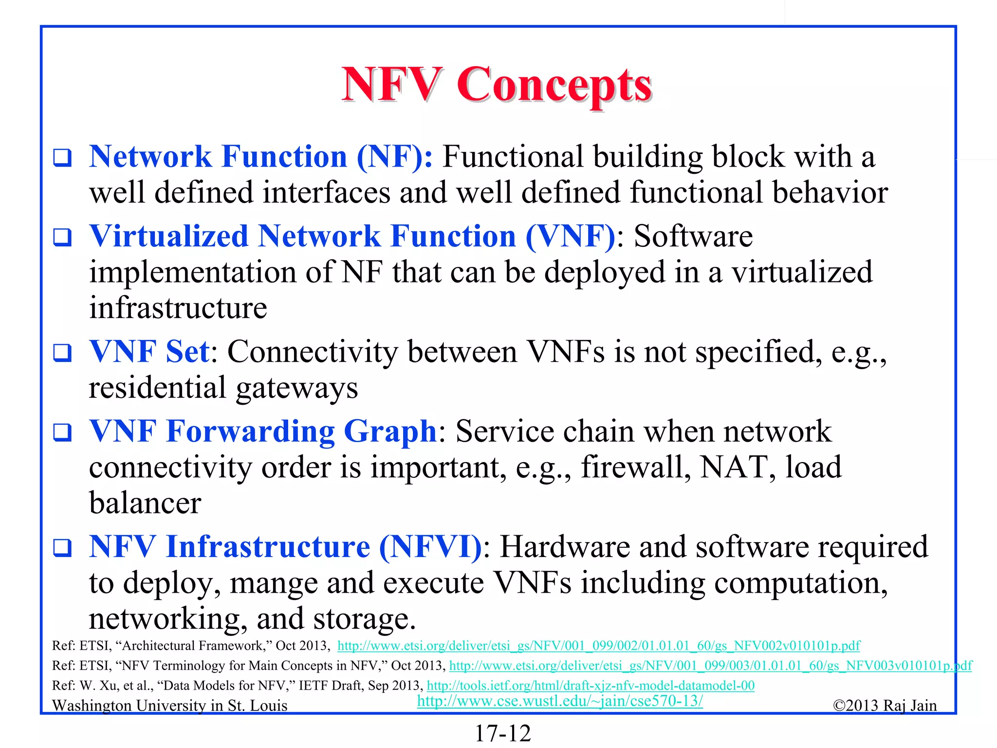 Introduction to Network Function Virtualization (NFV) | PDF
