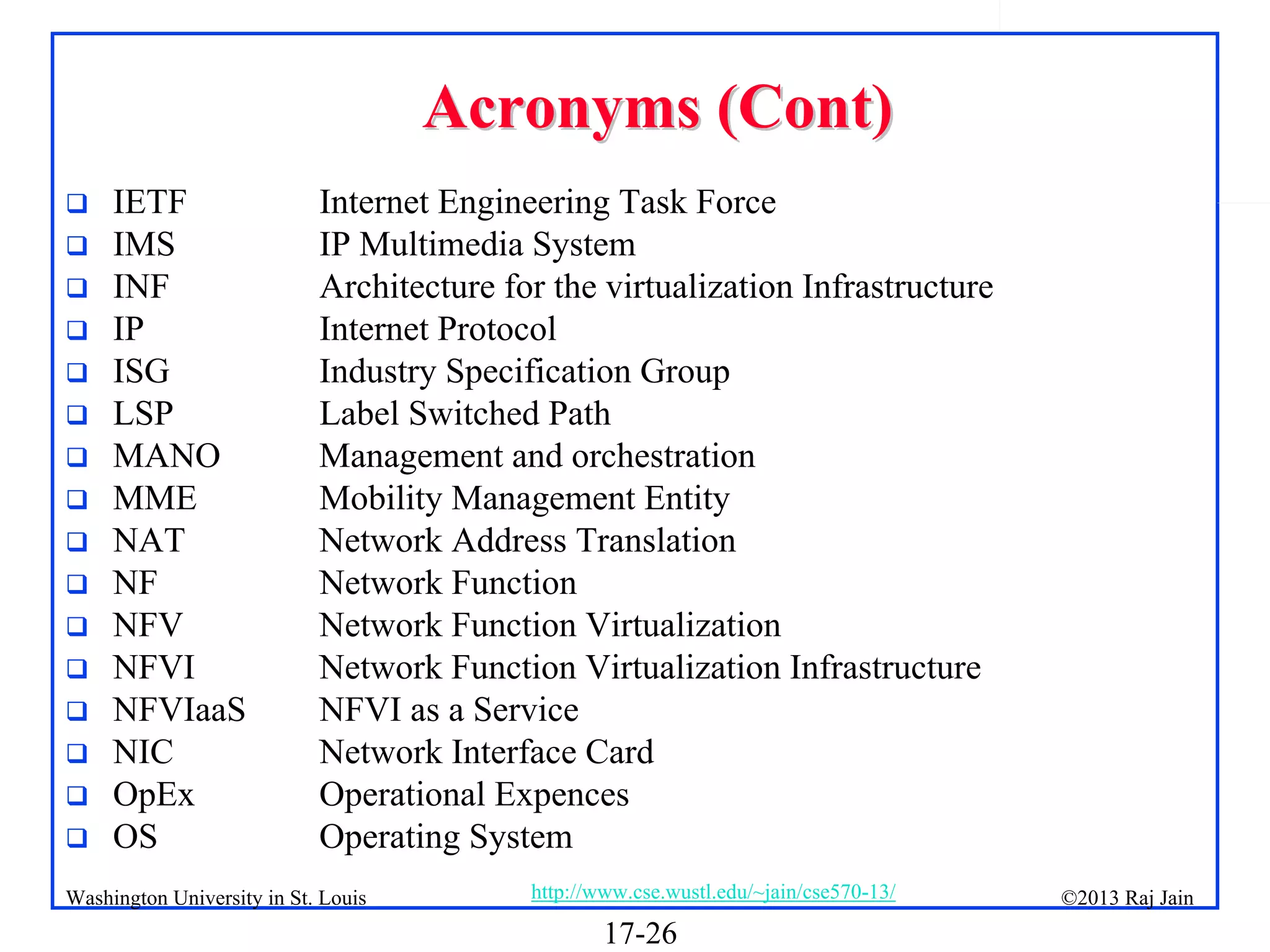 Introduction to Network Function Virtualization (NFV) | PDF