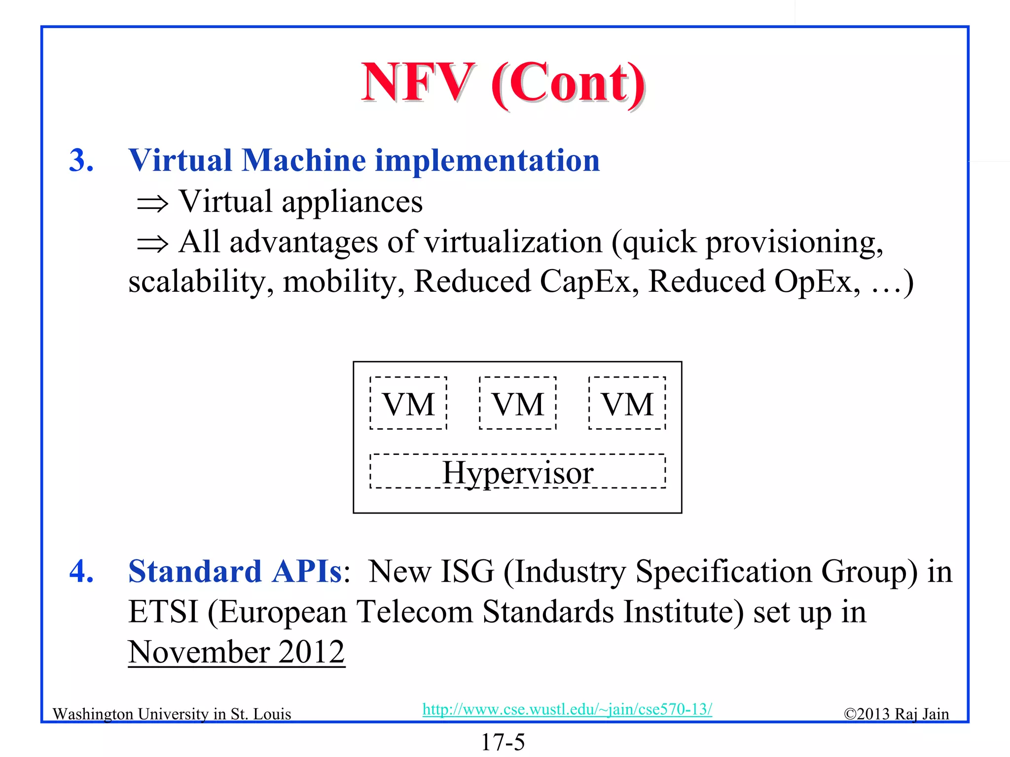 Introduction to Network Function Virtualization (NFV) | PDF