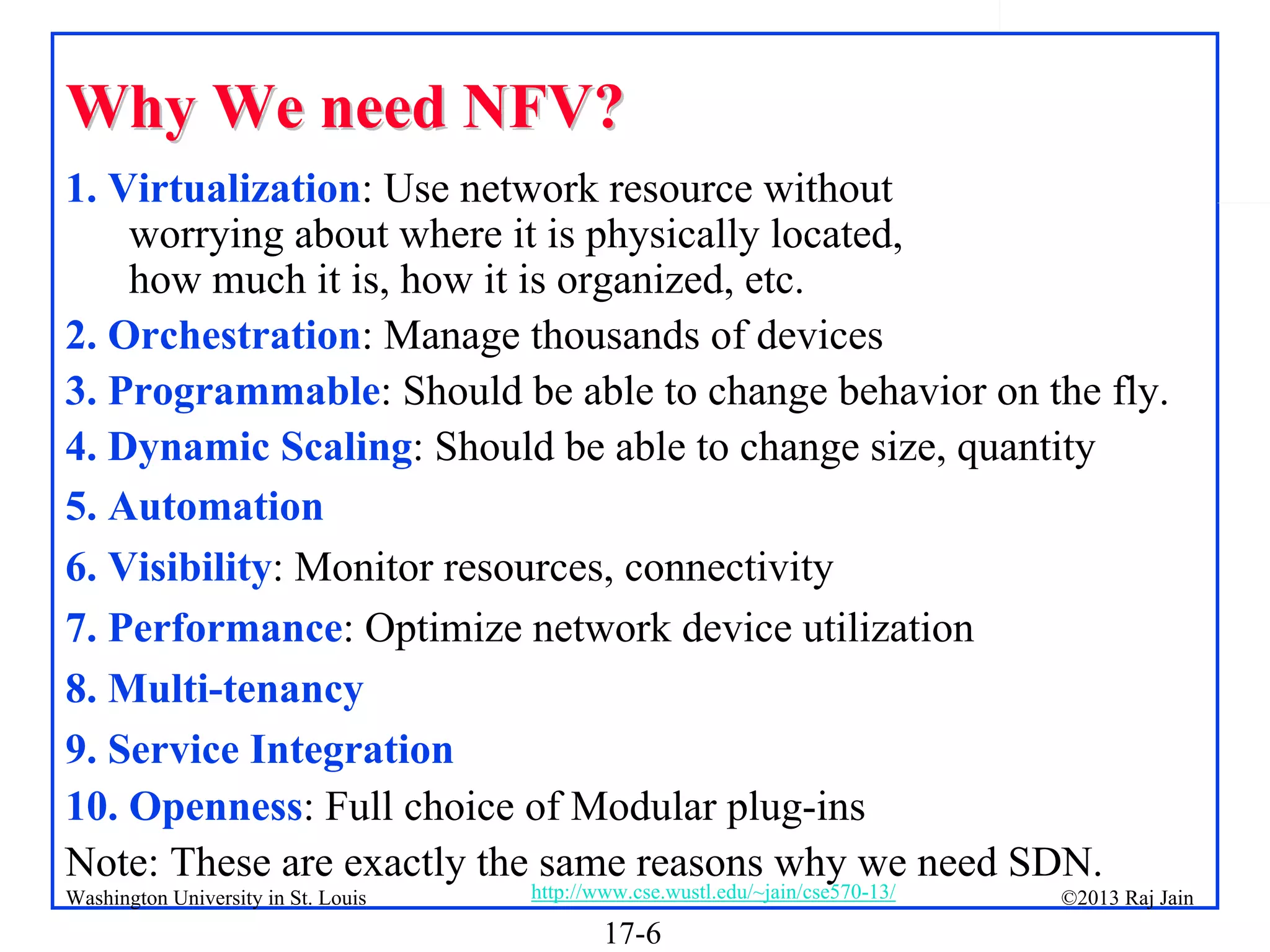 Introduction to Network Function Virtualization (NFV) | PDF