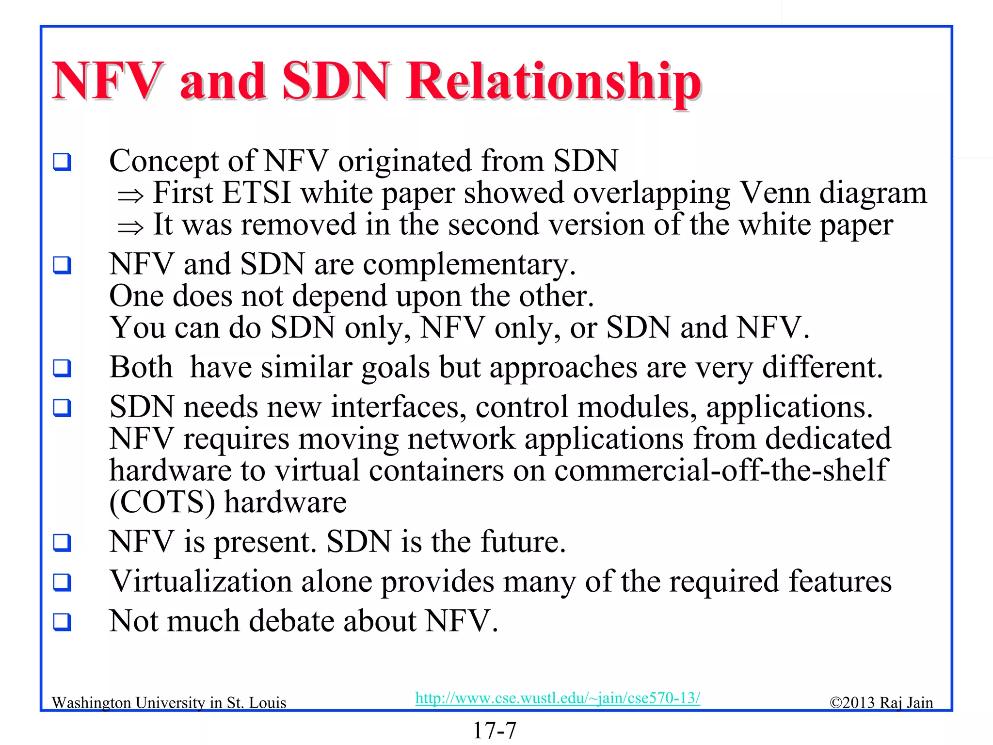 Introduction to Network Function Virtualization (NFV) | PDF