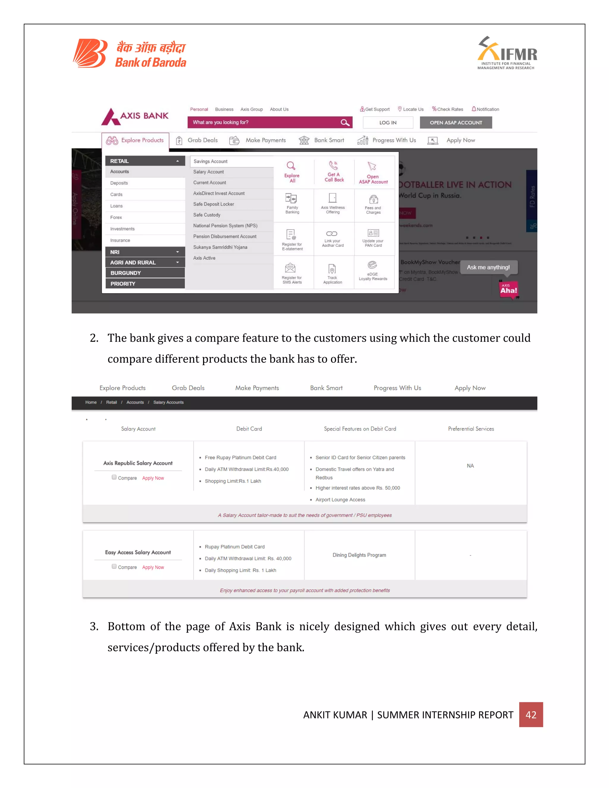 Bank of Baroda- Summer Internship Report | PDF