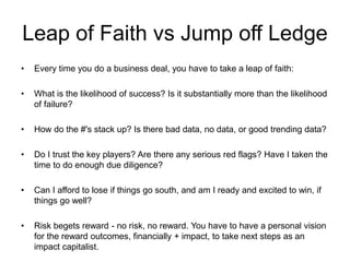 Northwest Social Venture Fund: Impact Capital: New Frontiers for ...