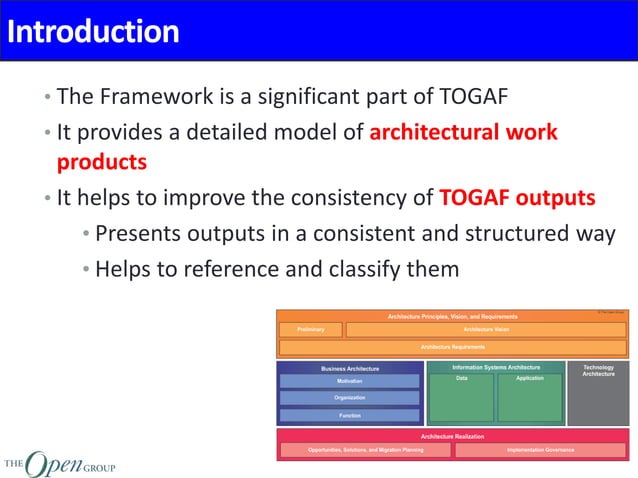 TOGAF Classroom Series - M19 architecture content framework | PPT