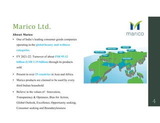 Marico.pdf | Logistics | Business