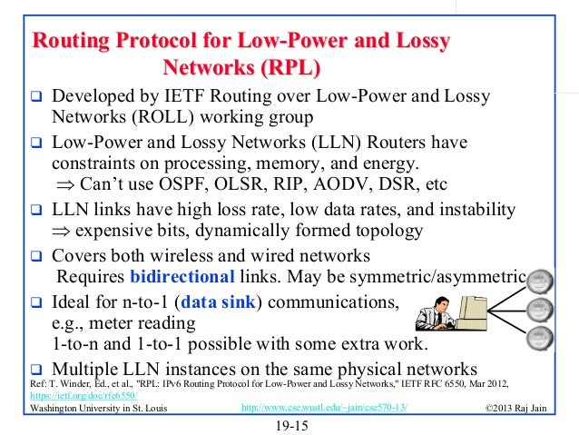 Networking Protocols for Internet of Things