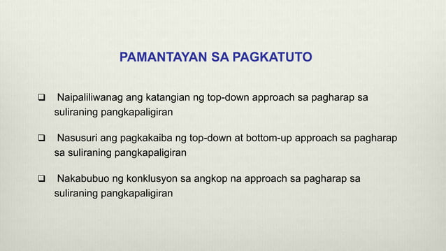 Ang Dalawang Approaches sa Pagtugon sa Hamong Pangkapaligiran AP 10 | PPTX
