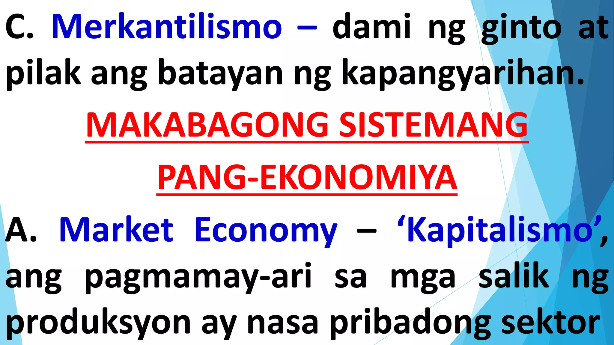M1 A4 Alokasyon at mga Sistemang Pang-ekonomiya | PPTX
